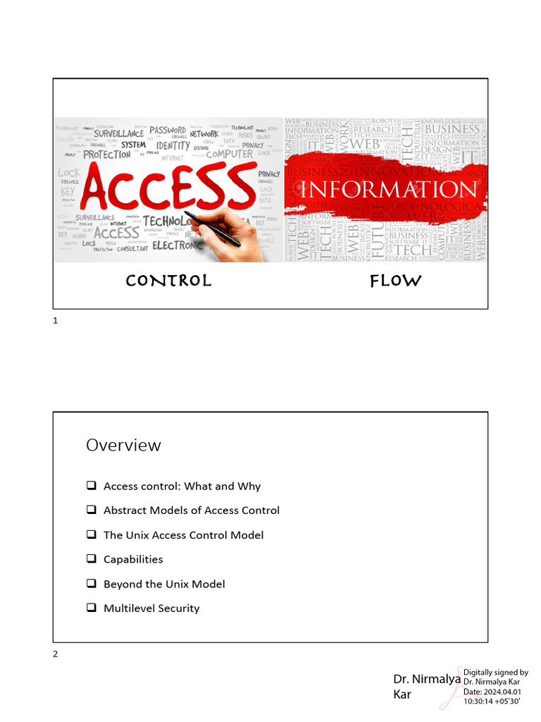 Access Control - Information Flow | PDF | Access Control | Superuser