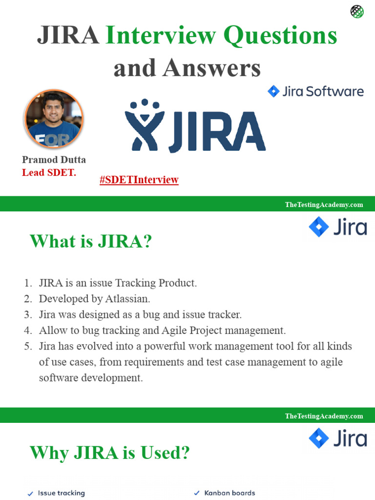 JIRA Interview Questions and Answers | PDF | Agile Software Development | Scrum (Software ...
