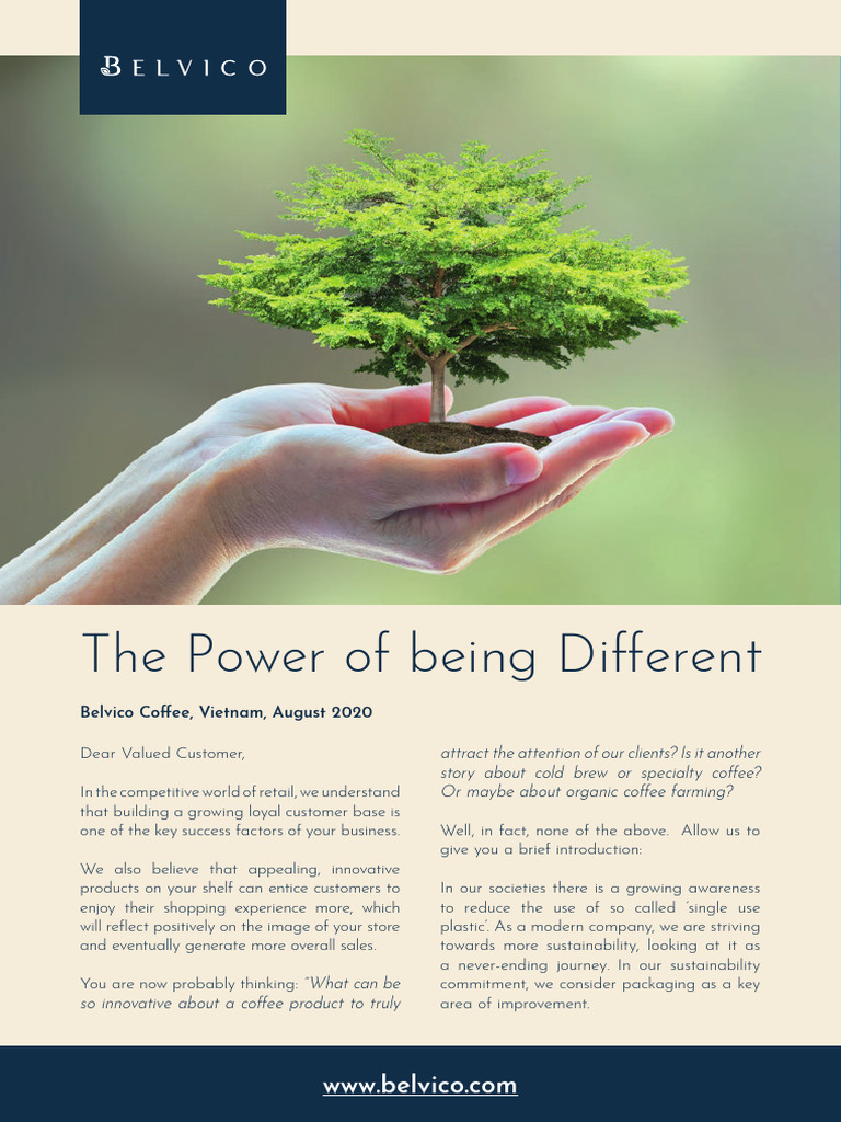 Belvico Biodegradable Marketing Letter | PDF | Biodegradation | Coffee