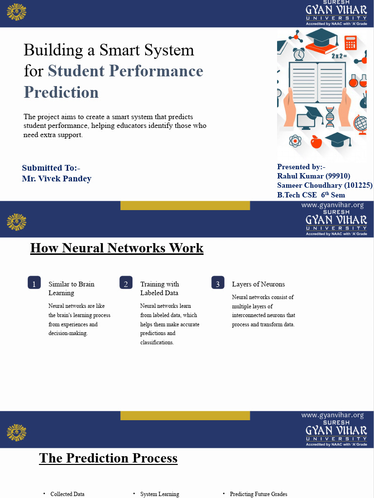 Smart System for Student Performance Prediction | PDF