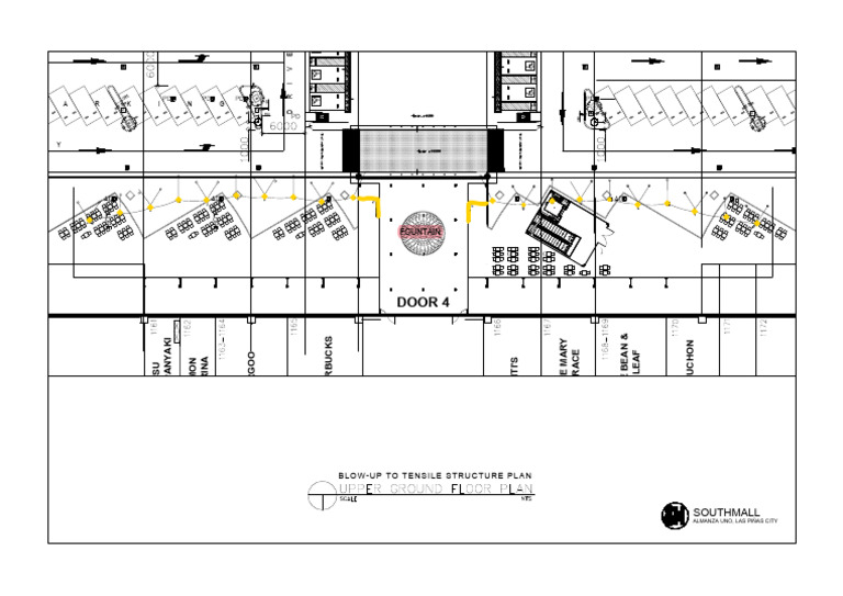 Tensile Structure Plan On UGL HIGHLIGTHED | PDF