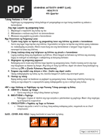 Pandiwa Worksheets | PDF