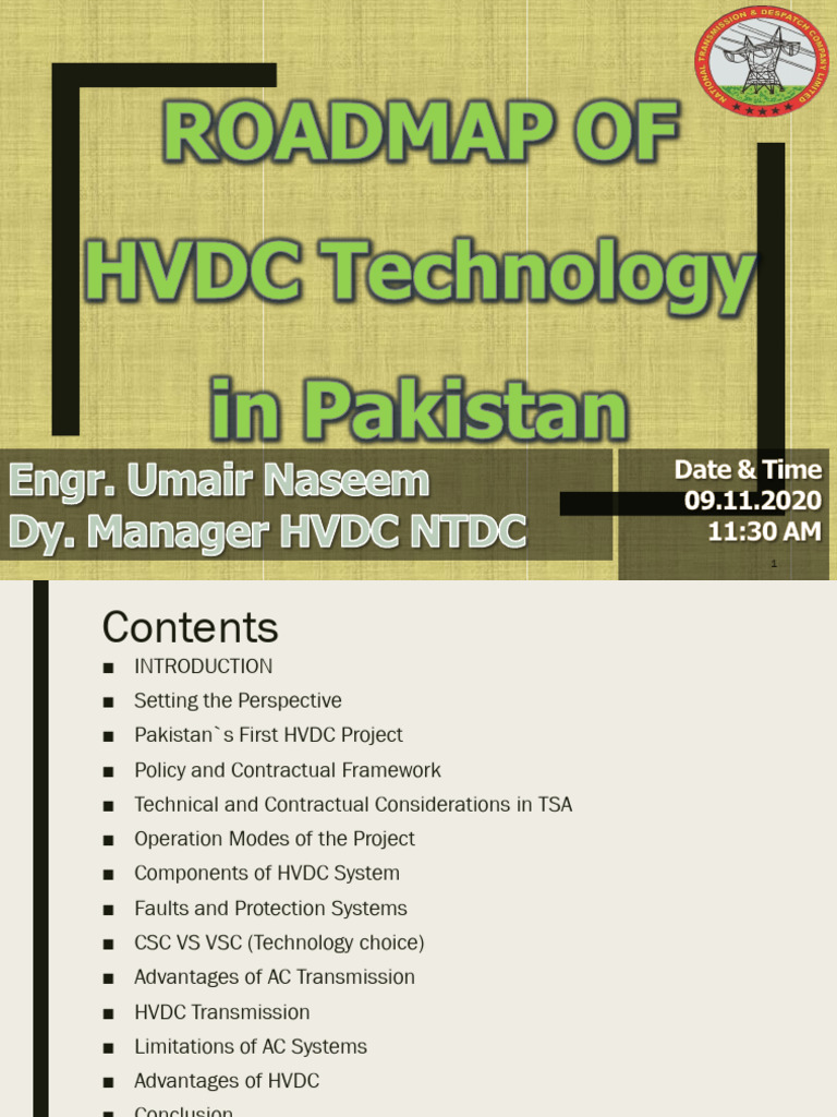 HVDC Tech Roadmap for Engineers | PDF | High Voltage Direct Current ...