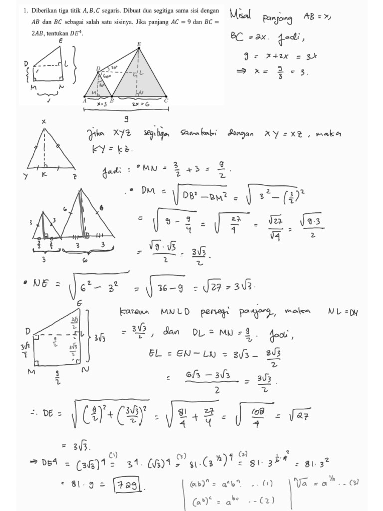Catatan Geometri SMP Advance | PDF