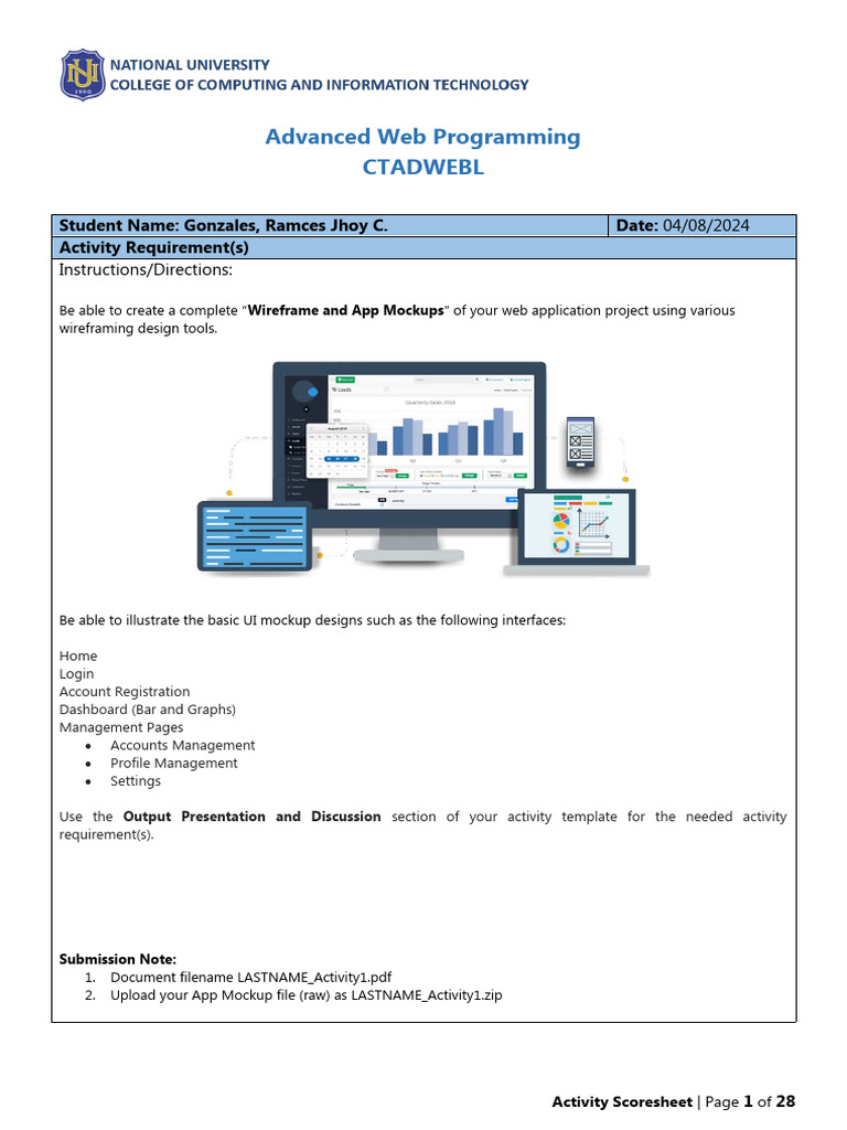 Gonzales Activity1 | PDF | Computer Security | Security