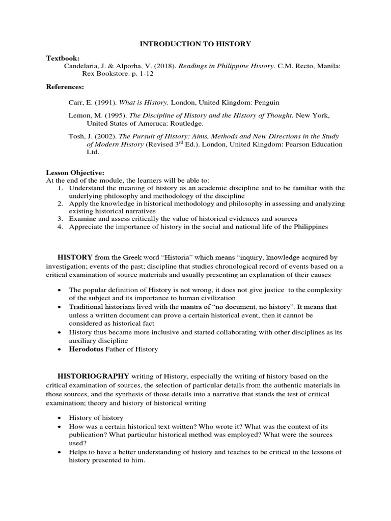 Understanding History and Historiography | PDF | Historiography ...