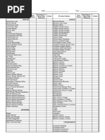 CCG Inventory 2024 | PDF | Domestic Implements | Tableware