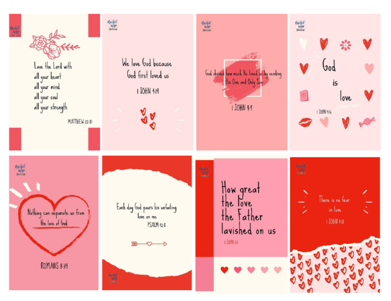 Bible Verse Valentines 8.5x11printable | PDF