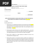 Application For Withdrawal of Suit Format | PDF | Lawsuit | Affidavit
