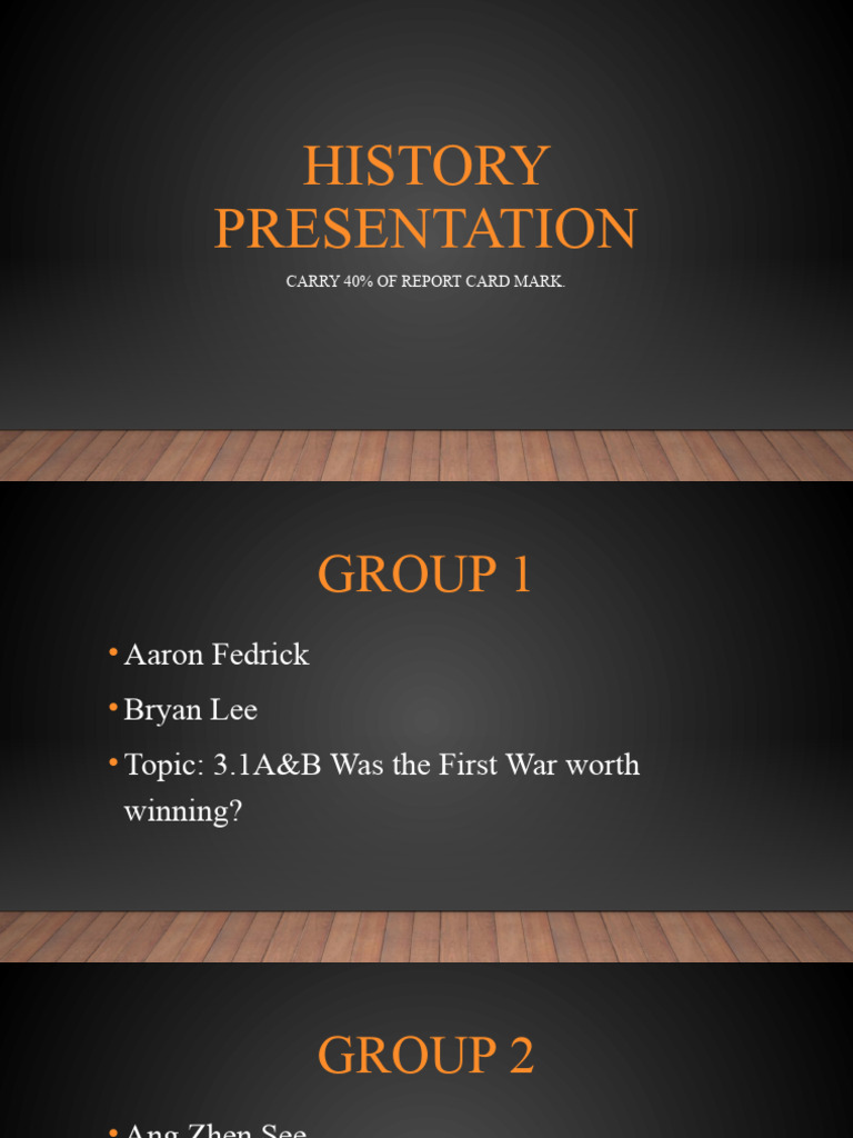 History Presentation Y9 | PDF