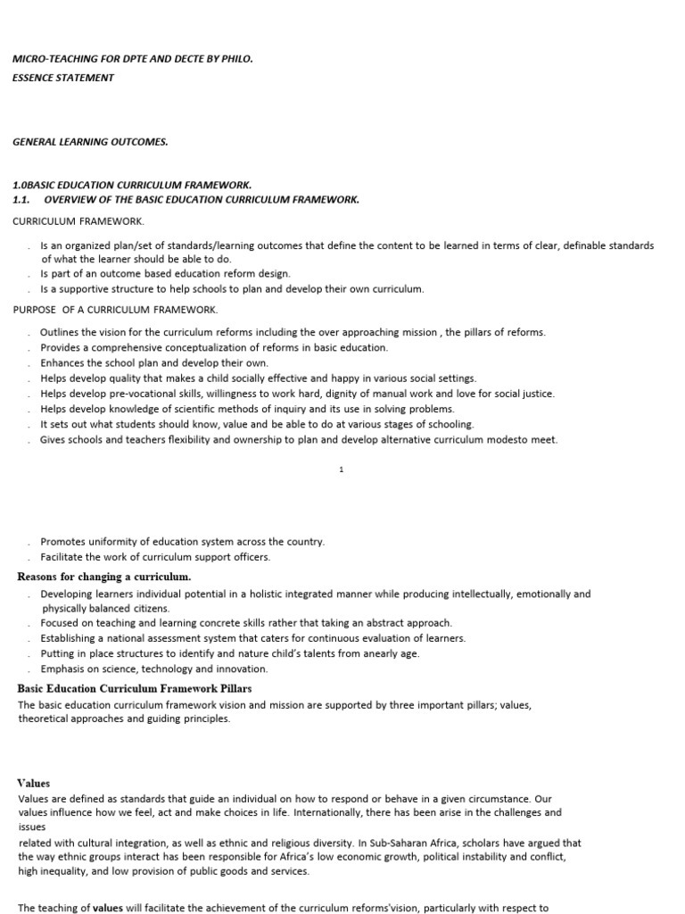 Micro-Teaching Notes | PDF | Learning | Constructivism (Philosophy Of ...