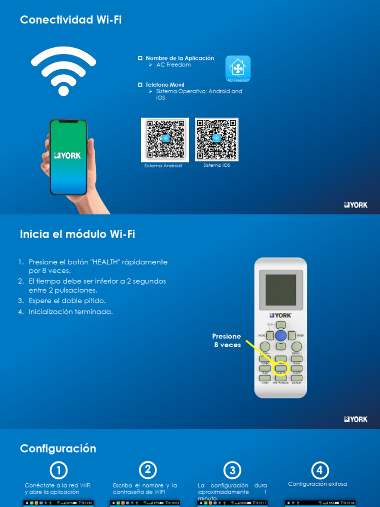 Manual - Instalacion - WI - FI ZX en Español HI WALL | PDF Manual - Instalacion - WI - FI ZX en Español HI WALL | PDF
