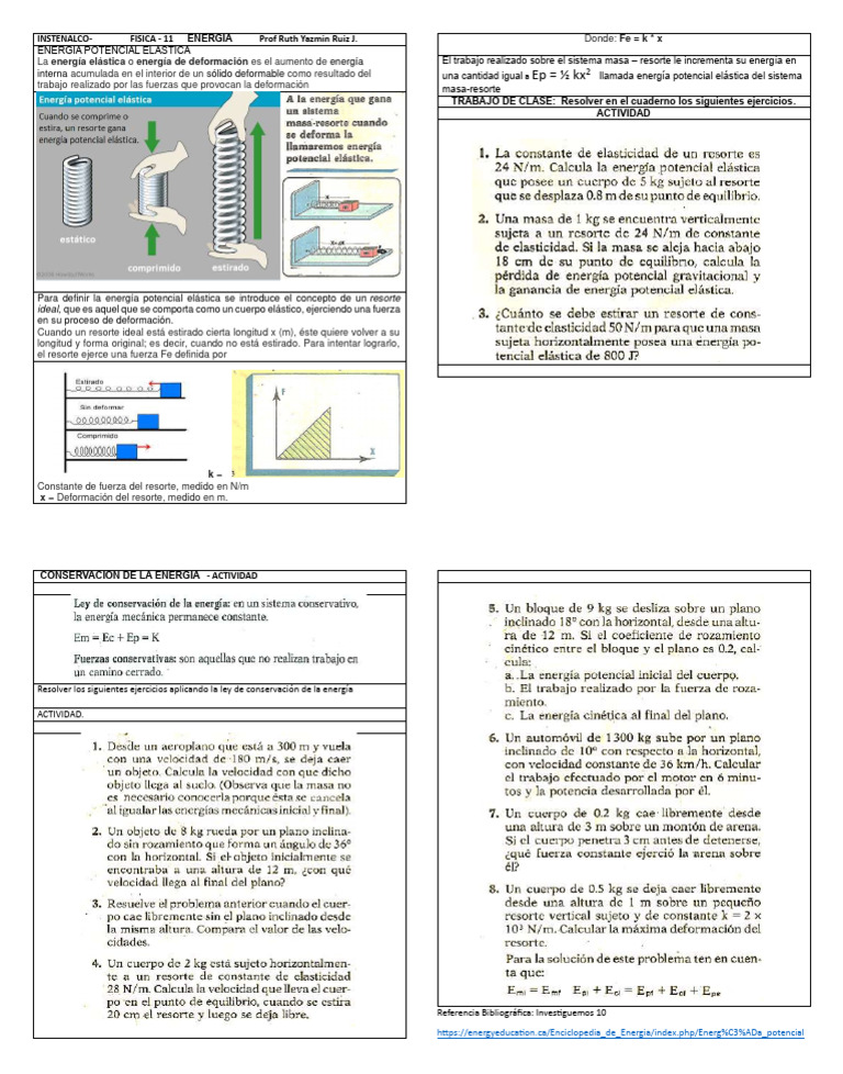 Guía Tipos de Energía | PDF