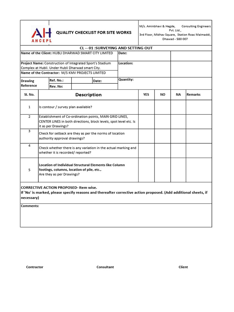 01-Survey Setting Out | PDF