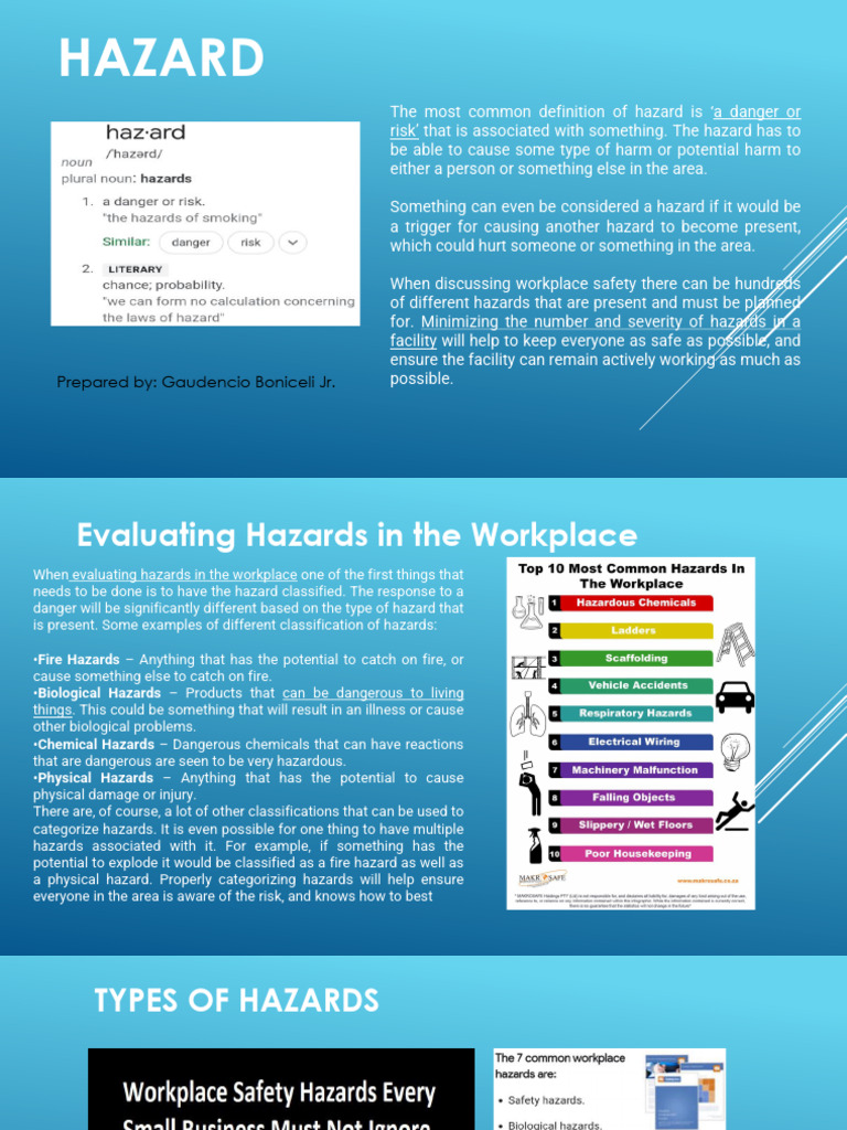 Hazard | Download Free PDF | Hazards | Occupational Safety And Health