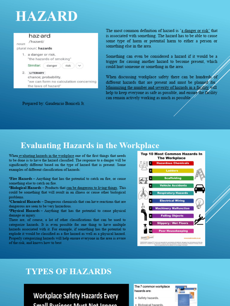 Hazard | PDF | Occupational Stress | Hazards