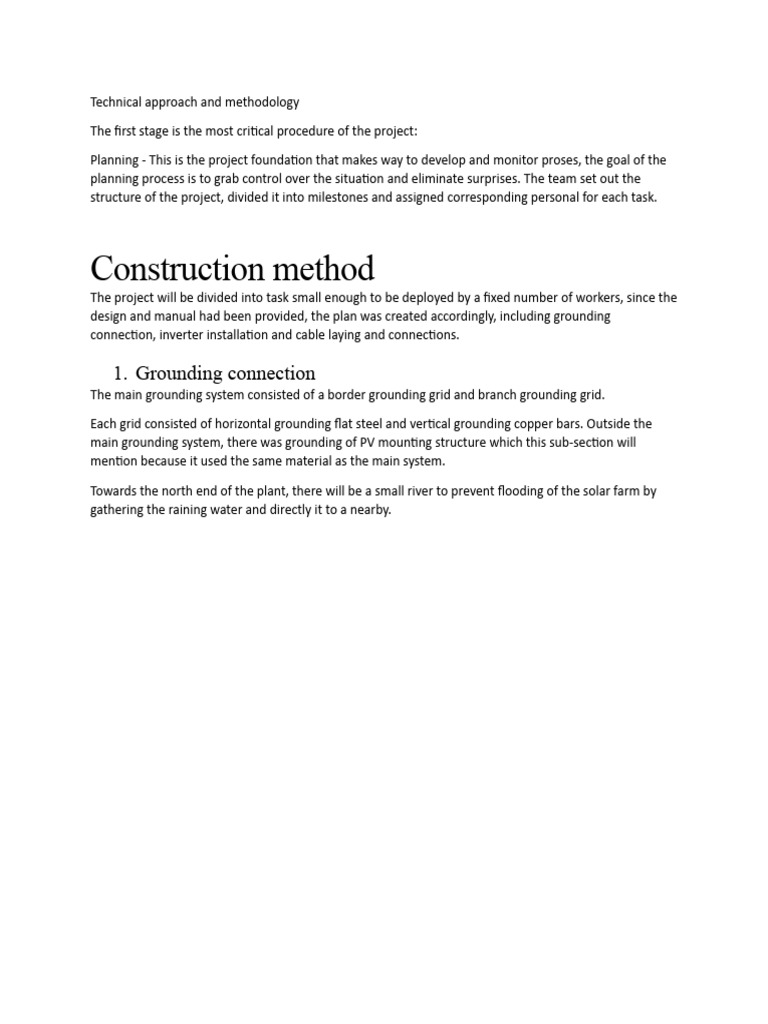 Technical Approach in Project Management | PDF | Art | Computers