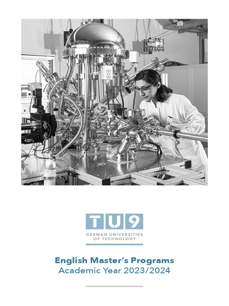 Tu9 English Master S Programs 2023-24 | PDF | Academic Degree | Engineering