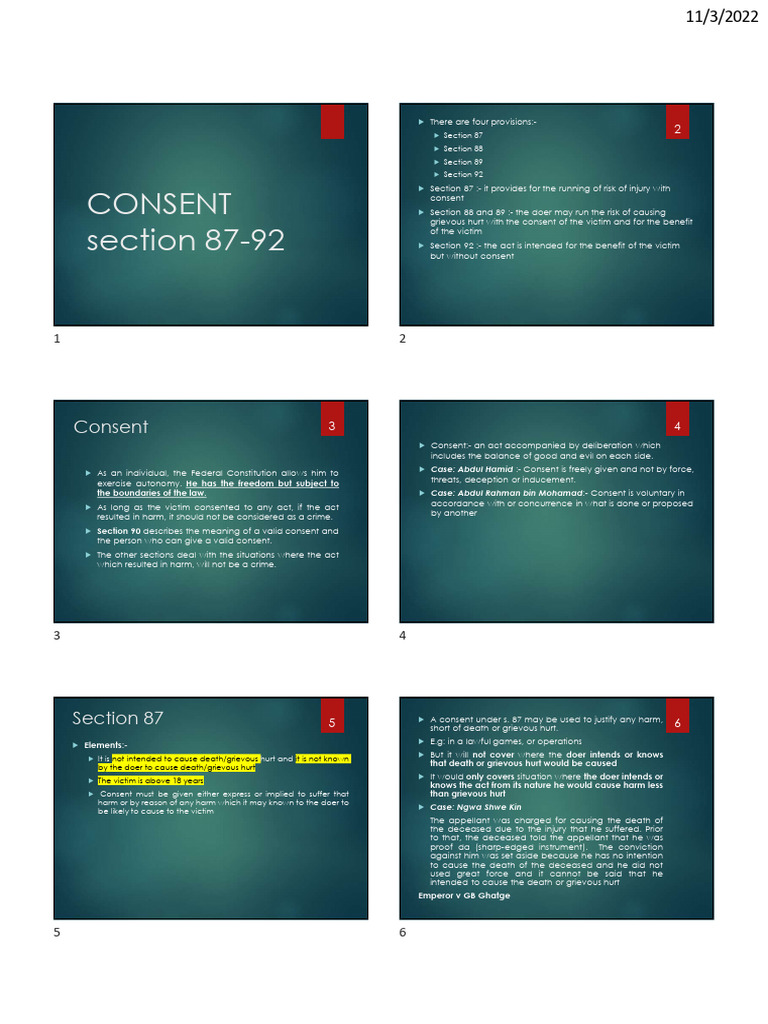 04 Consent & Necessity | PDF | Consent | Justice