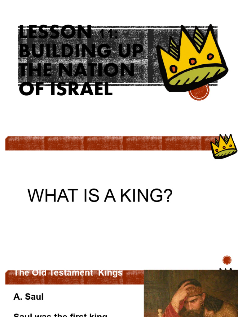 CLE GRADE 7 - Lesson 11 - Building Up The Nation of Israel | Download ...
