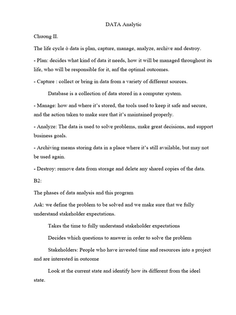 Data Analystic | PDF | Data Analysis | Databases