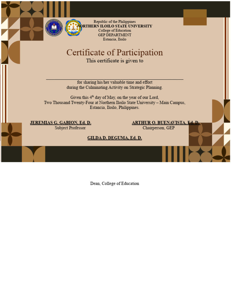 Master's Certificate | PDF