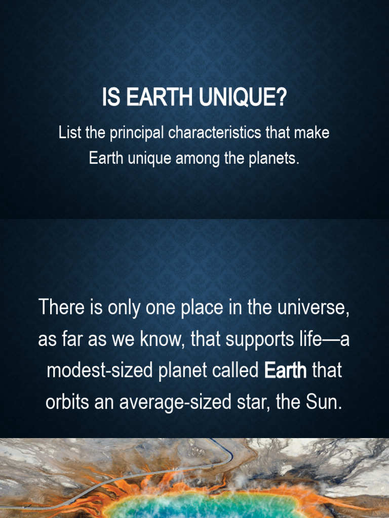 Unique Earth | PDF | Earth | Stars