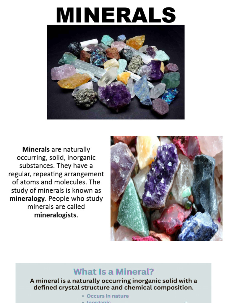 Minerals | PDF