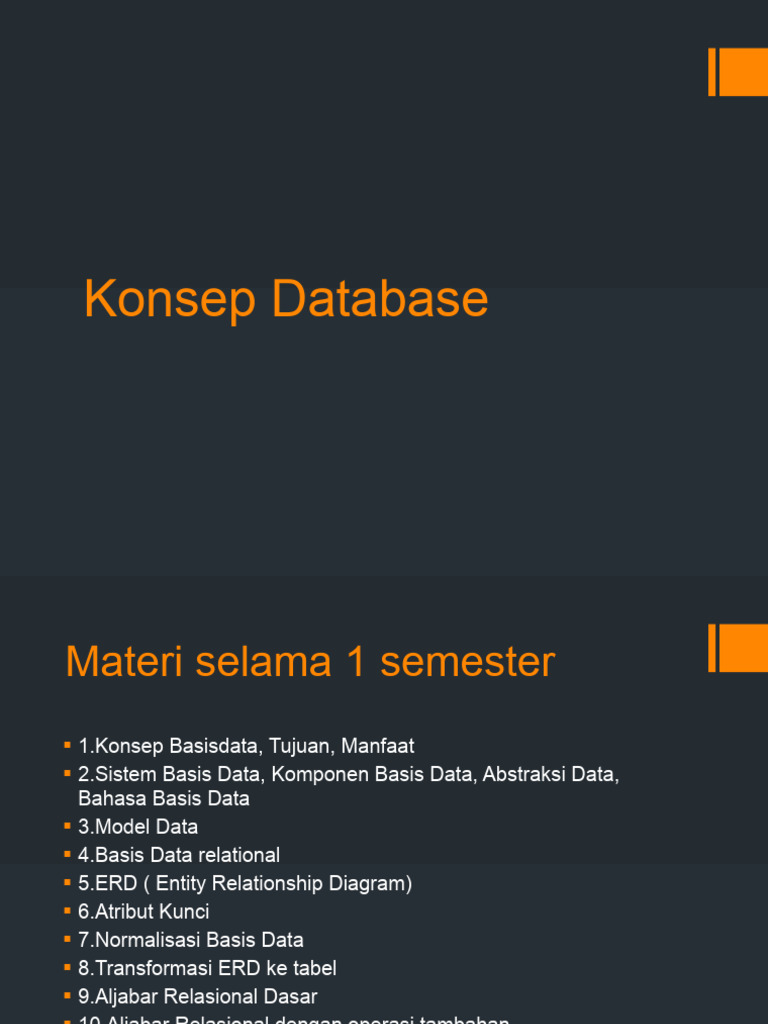 Konsep Basis Data | PDF | Seni & Disiplin Bahasa | Komputer
