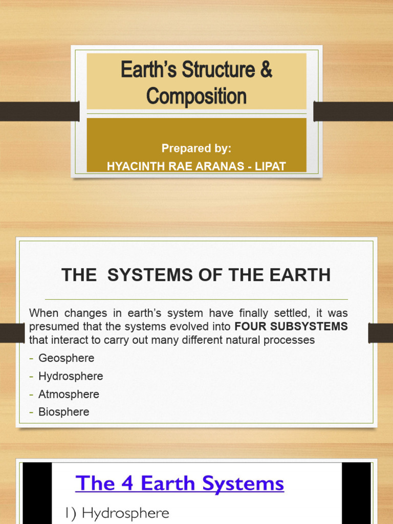 Earth's Structure & Composition | Download Free PDF | Atmosphere Of Earth | Plate Tectonics