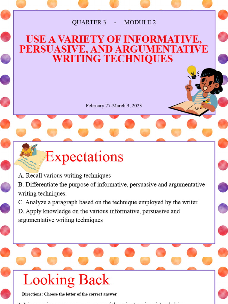 Writing Techniques | PDF | Essays