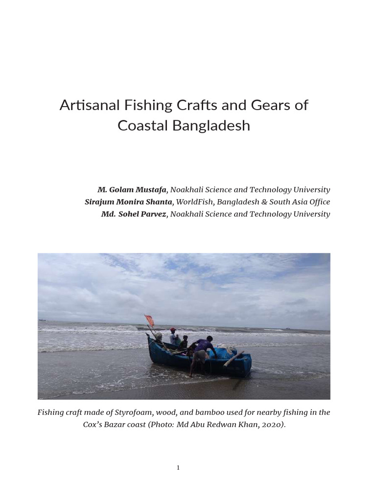 Artisanal Fishing Crafts and Gears of BD | PDF | Fishery | Fish And Humans