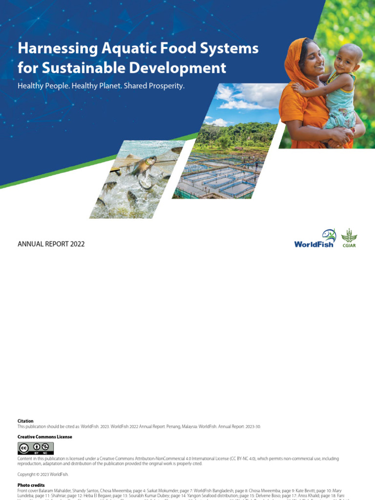 Harnessing Aquatic Food Systems For Sustainable Development: Healthy ...