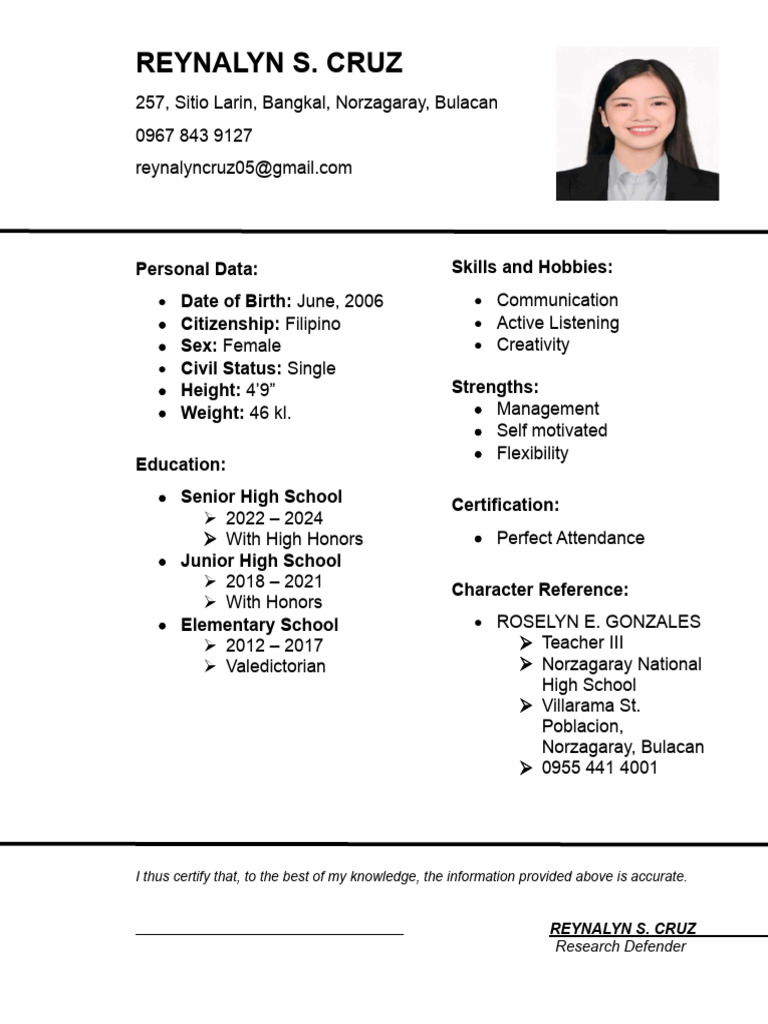 Curriculum Vitae 3is Final | Download Free PDF | Behavior Modification | Cognition