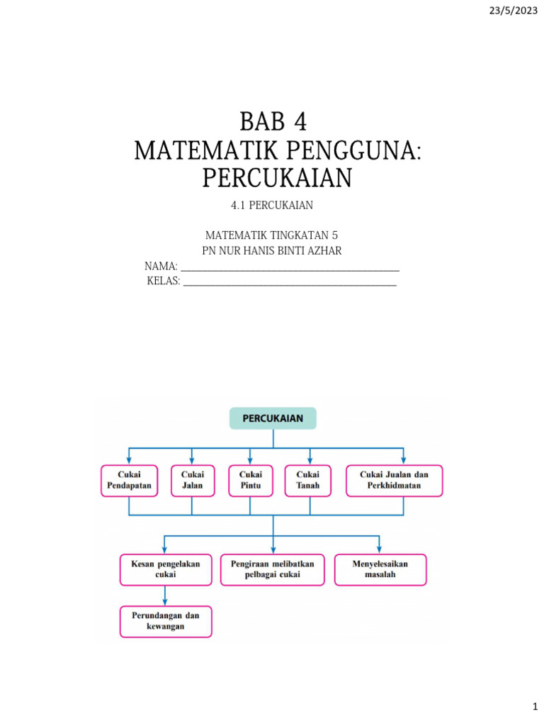 Bab 4 Maths T5 | PDF