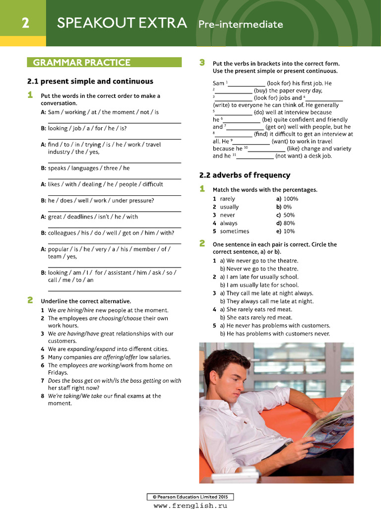 Grammar Unit 2 WE | PDF