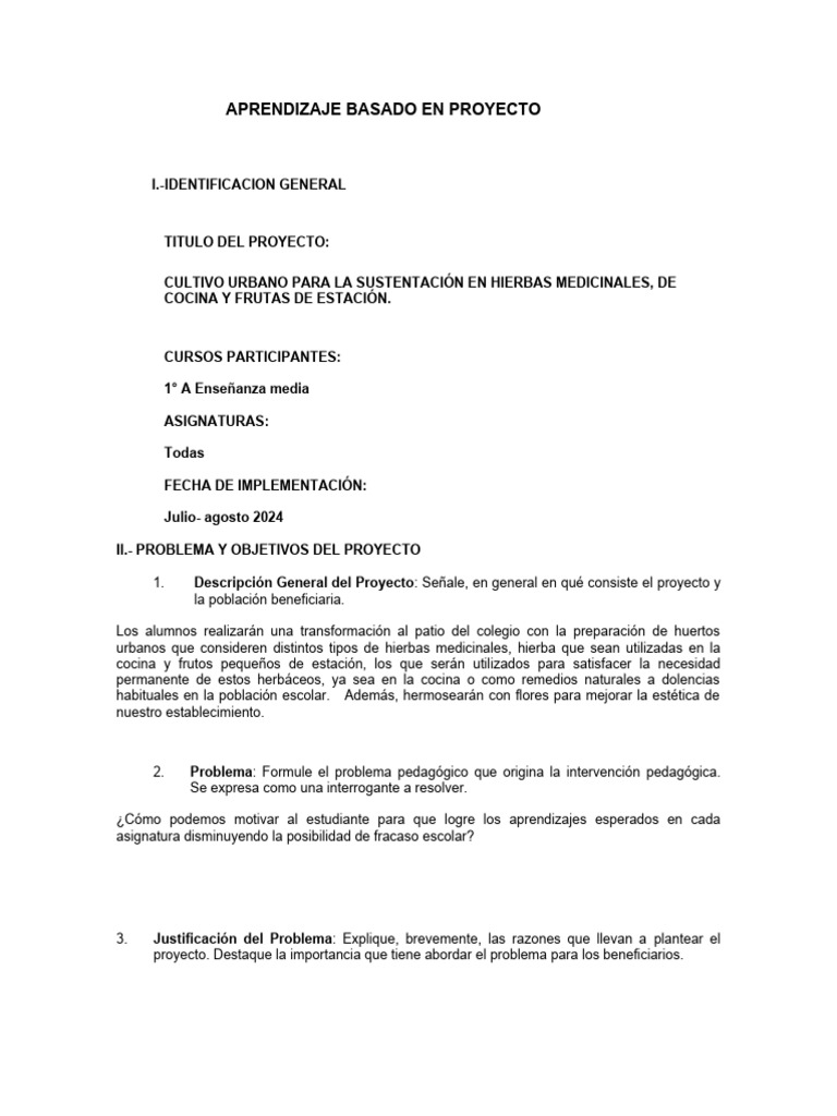 Proyecto de Intervencion Pedagogica | Descargar gratis PDF | Motivación | Motivacional