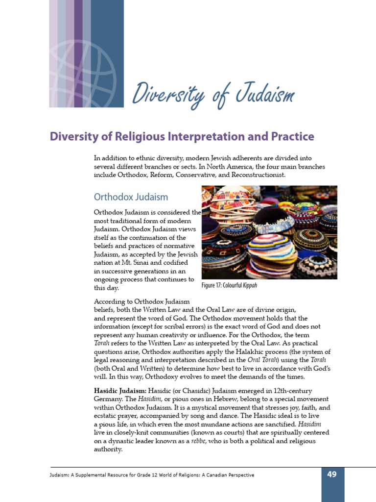 Diversity | PDF | Halakha | Orthodox Judaism