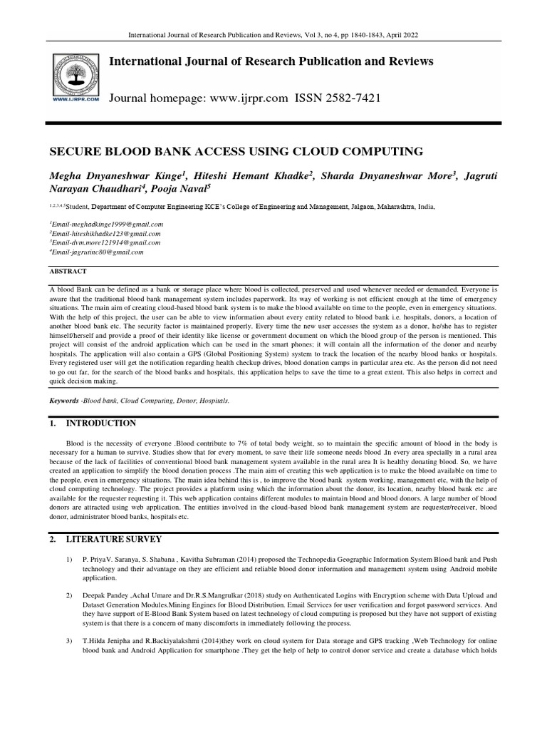 Online Blood Bank System 2 | PDF | Password | Cloud Computing