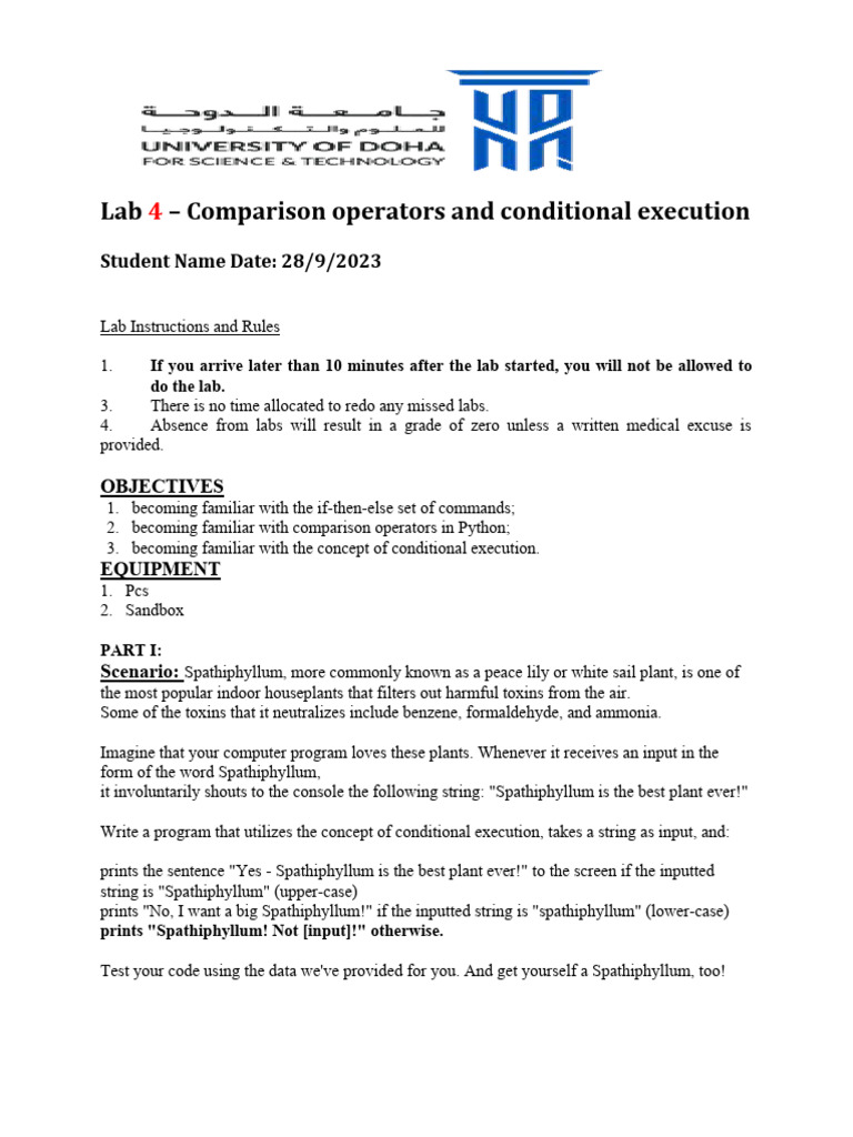 Python Lab Manual: Conditional Execution | PDF | Taxes | Computer ...