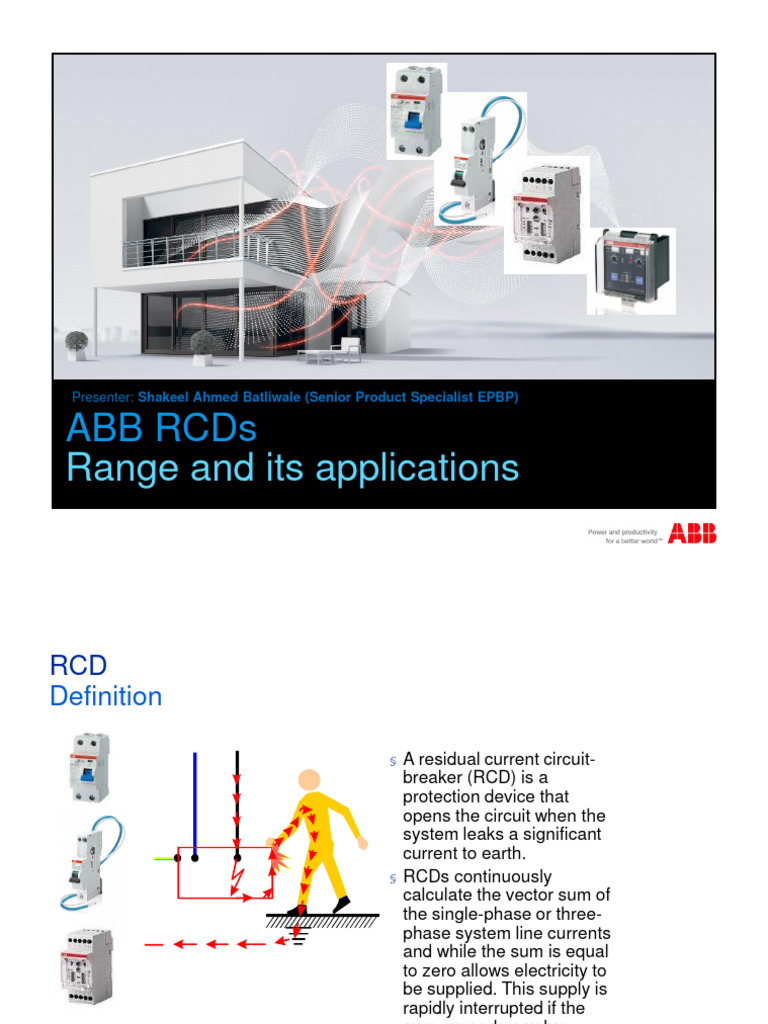 02 RCDs Range and Applications-Overview | Download Free PDF | Relay | Alternating Current
