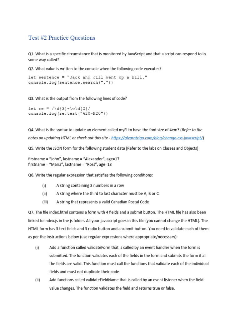 JavaScript Form Validation Techniques | PDF | Java Script | Computer ...