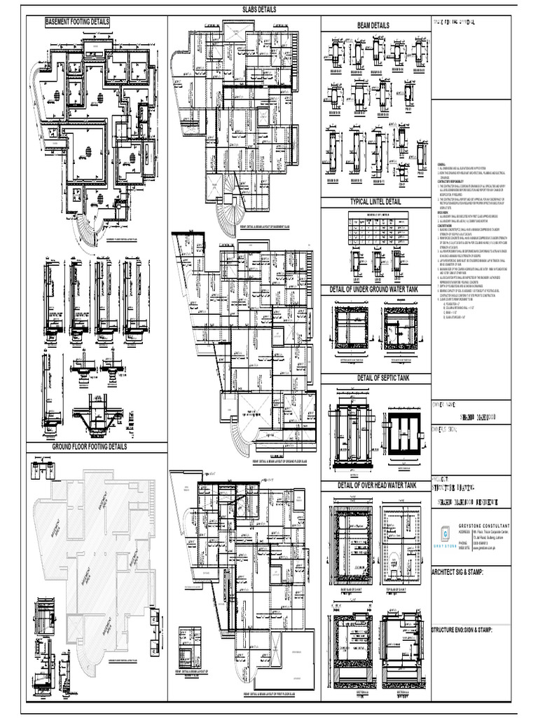 STRUCTURE DRAWING (3) - Layout1 | PDF | Concrete | Structural Engineering