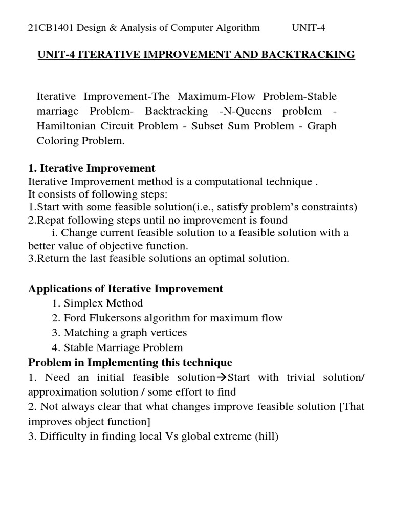 Unit 4 Daa Pdf Computational Complexity Theory Combinatorics 