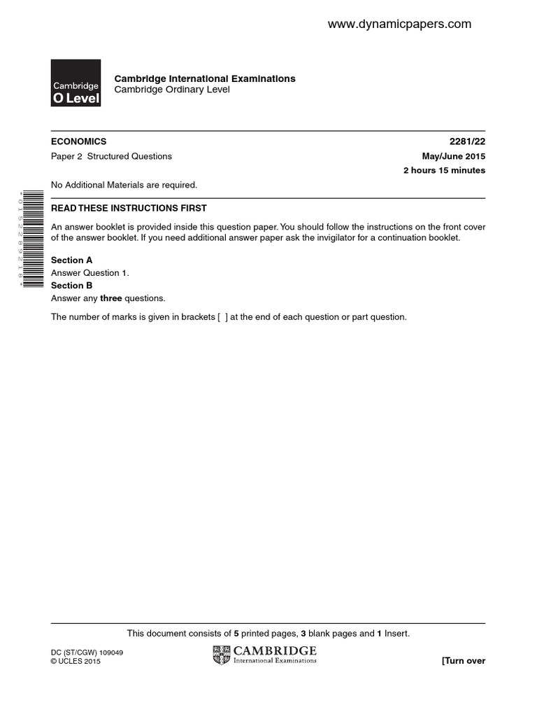 2281_s15_qp_22 | PDF | Inflation | Unemployment