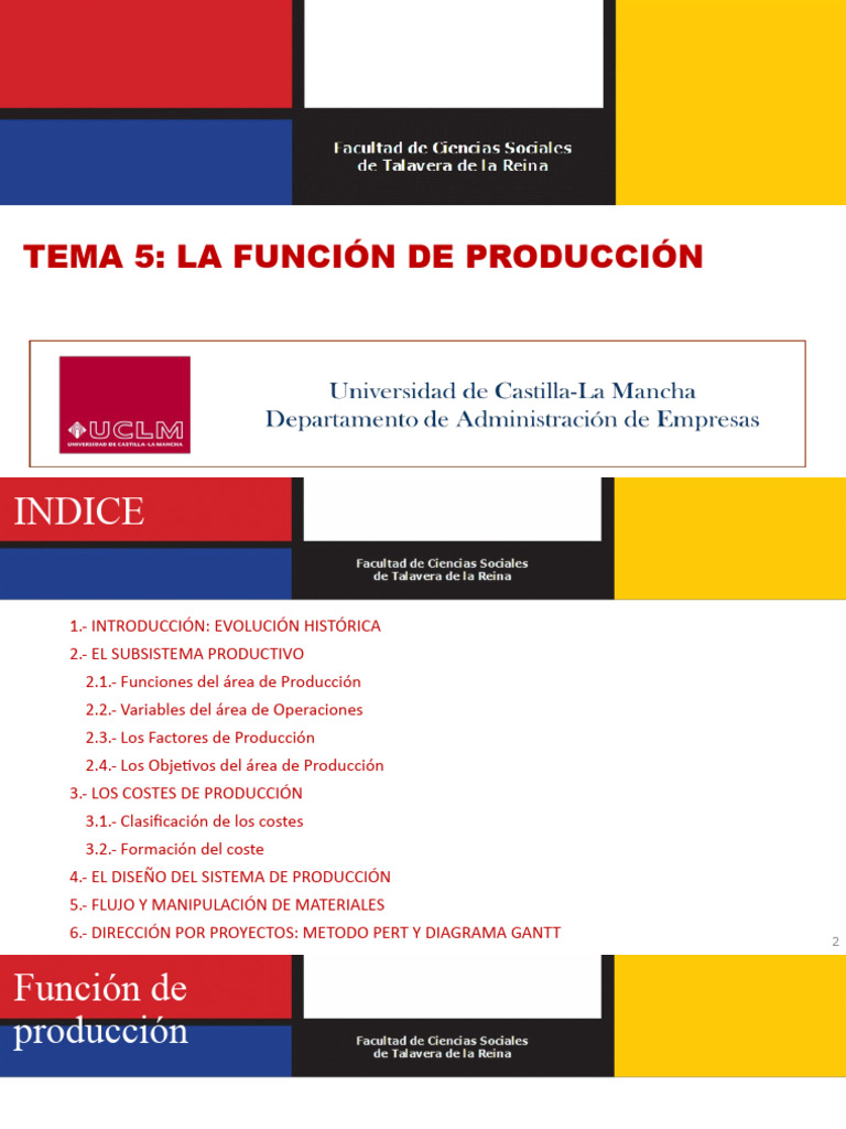 TEMA 5 Produccion y Gestion de Proyectos | PDF | Costo | Business TEMA 5 Produccion y Gestion de Proyectos | PDF | Costo | Business
