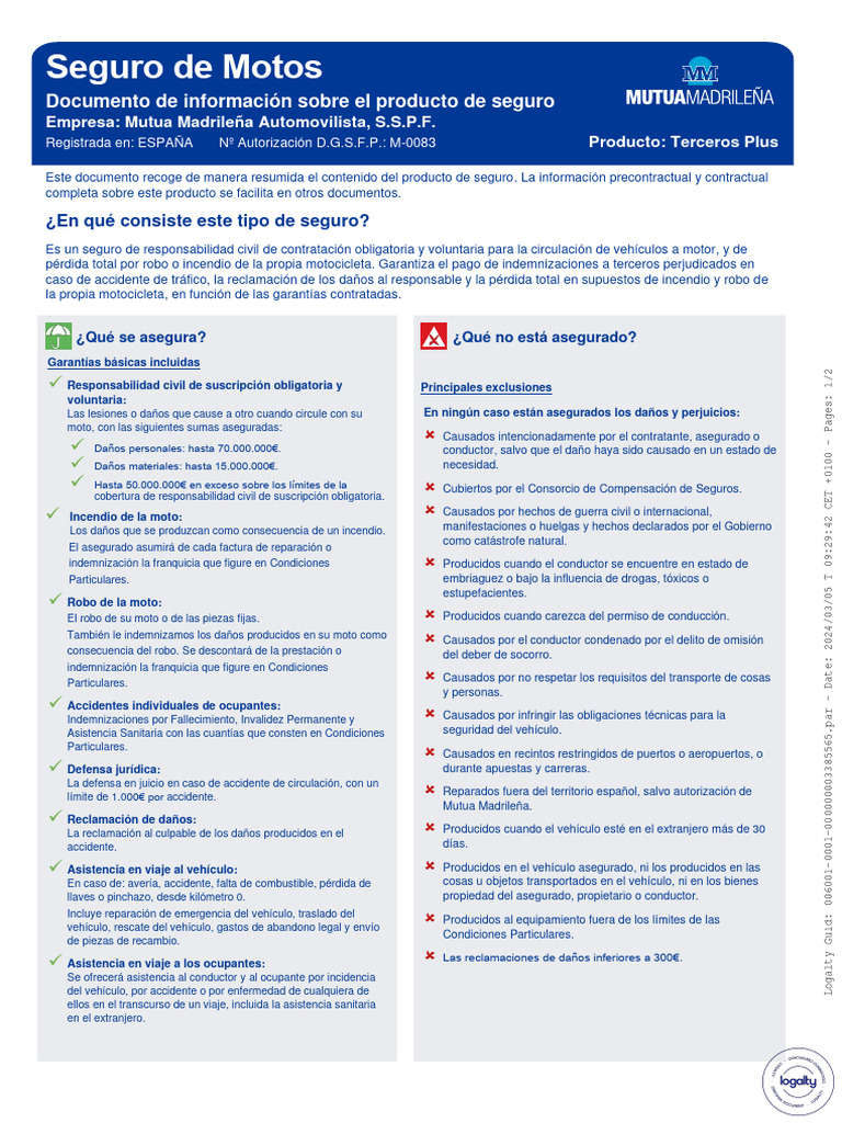 0001#01#p#0010840314#0001#cp#apol#0001 1 0010840314 Pid | PDF | Seguro | Póliza de seguros