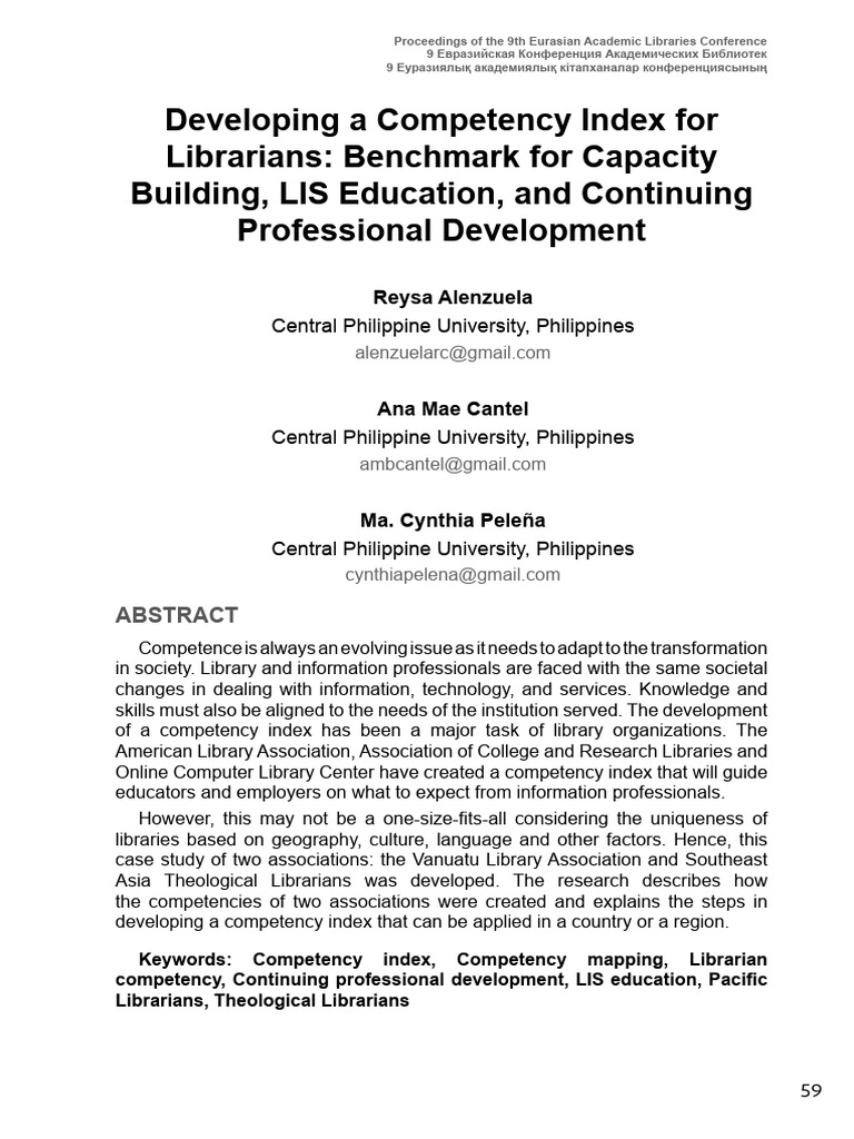 Da CIf L | Download Free PDF | Librarian | Libraries