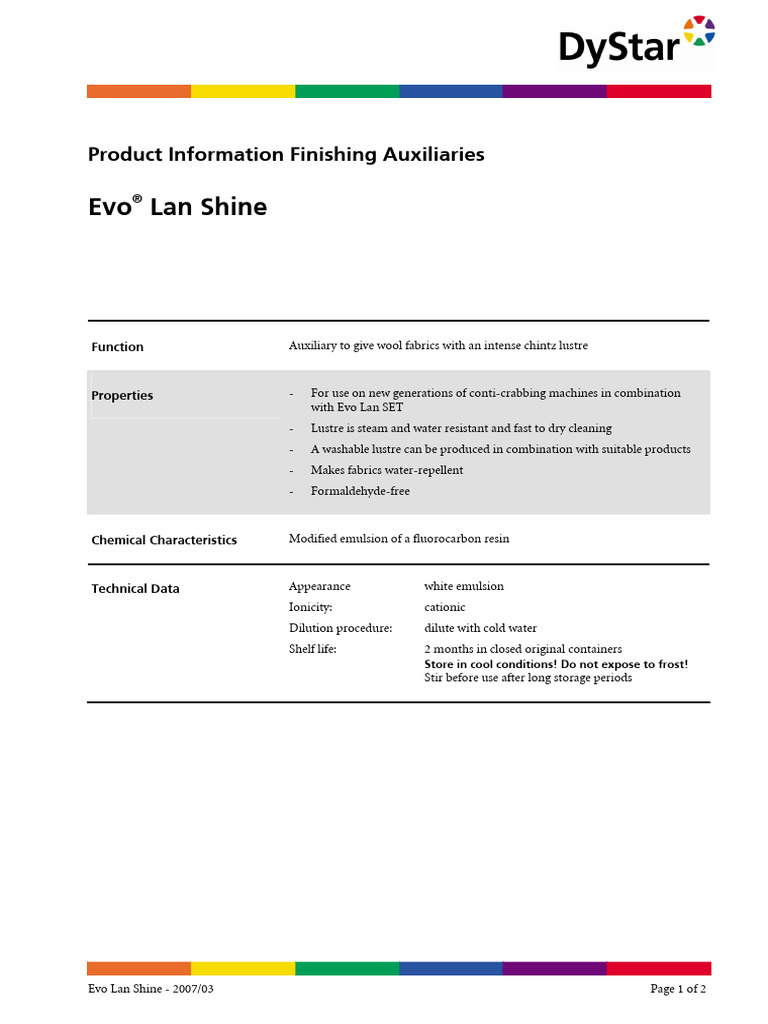 Evo Lan Shine English | PDF | Water | Hydrophobe