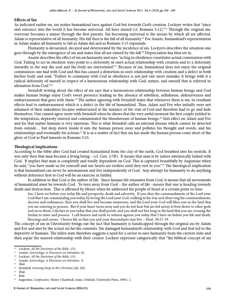 A Theological Reflection On The Concept of Sin in - Trang-3 | PDF ...